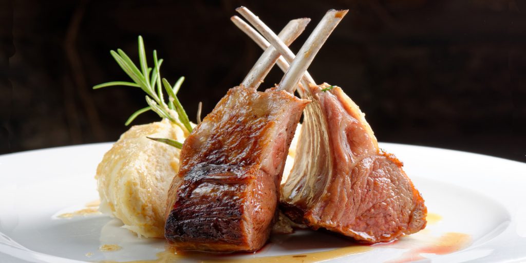 Lamszadel met verschillende groenten - Aristocraten & Recepten